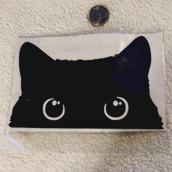 Other | 6black Peeking Cat Sticker For Your Car Andor Window | Poshmark